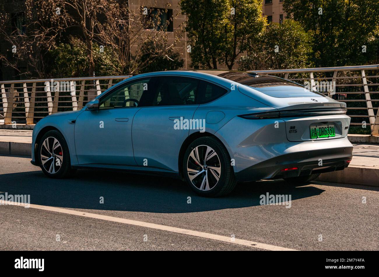 Shanghai, China – 01032023: Stationary shot of the Nio ET5 electric ...