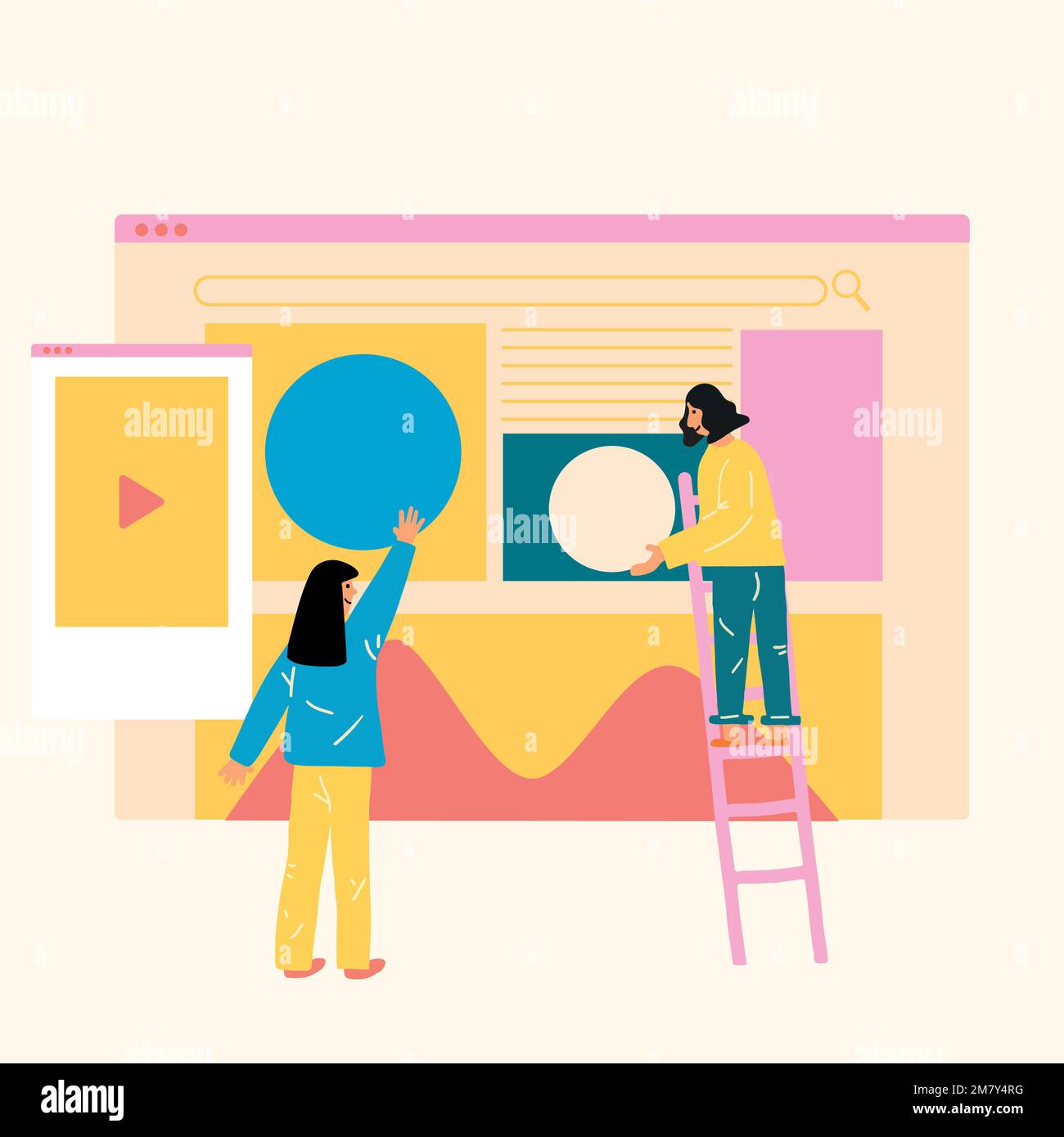 Business flat design style vector illustration Stock Vector Image & Art ...