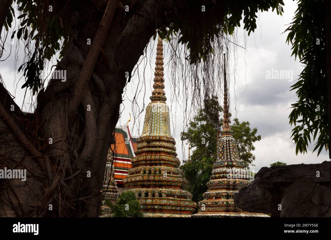 Thailand. Stupa in Bangkok Stock Photo - Alamy