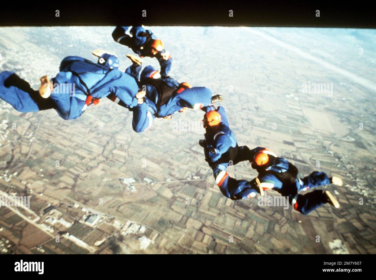 Members of the 1ST Battalion, 509th Airborne Infantry, parachute ...