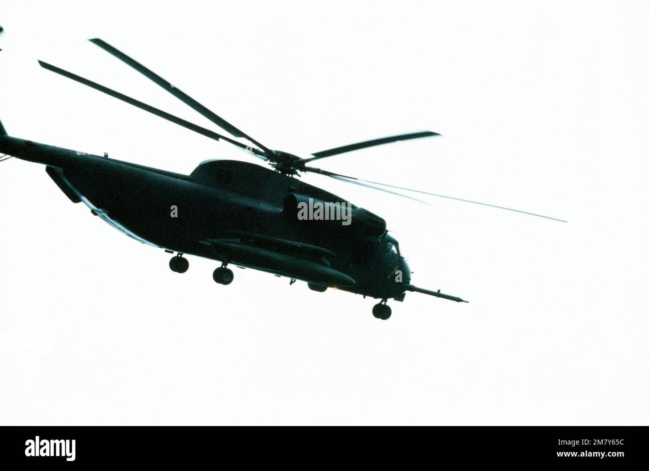 A right side view of an HH-53 Super Jolly helicopter from the 67th ...