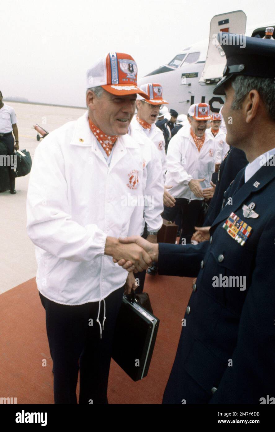 Members of the 381st Strategic Missile Wing, McConnell Air Force Base ...