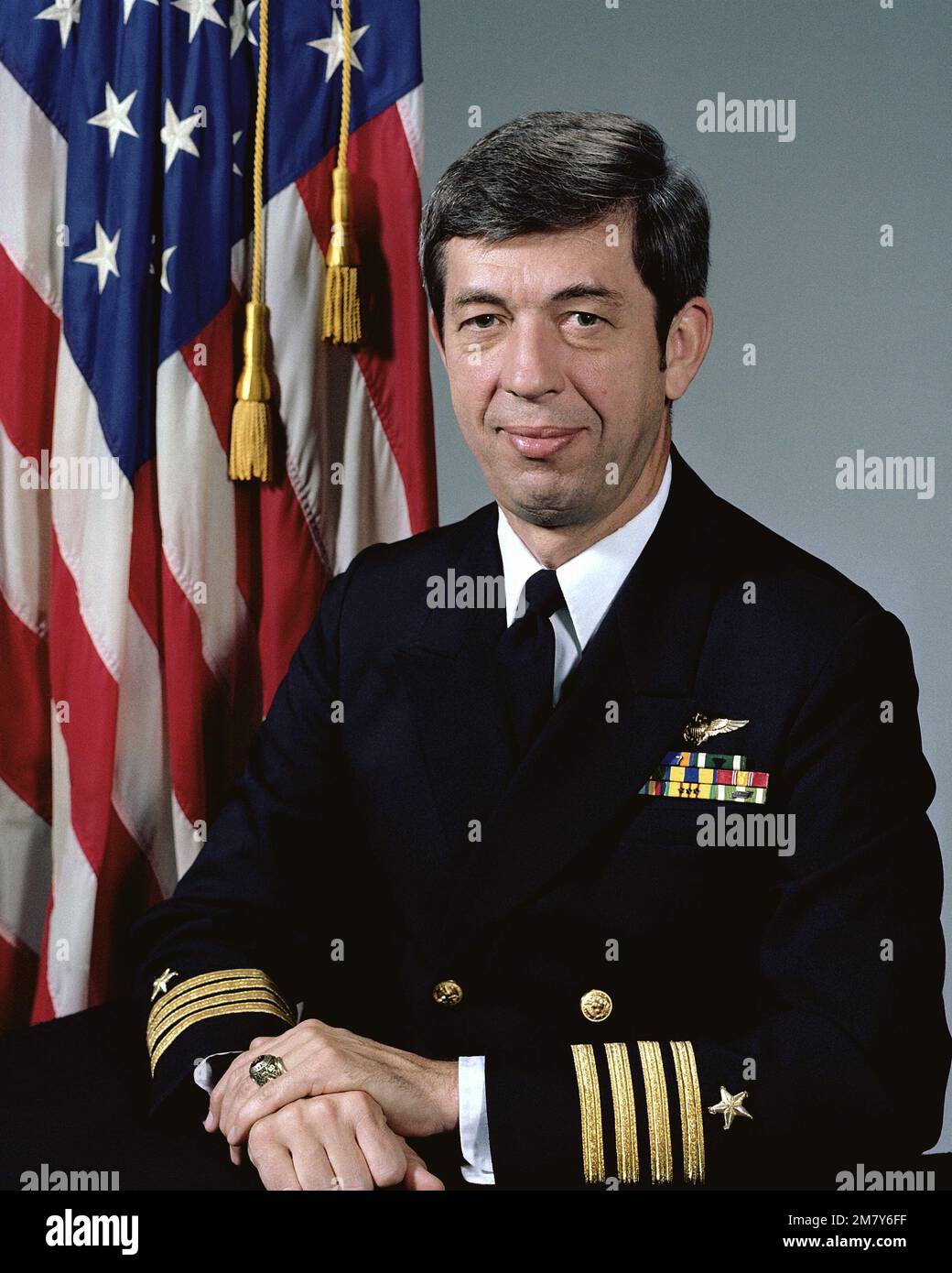 CAPT Robert G. Stevenson, USN (uncovered). Country: Unknown Stock Photo ...