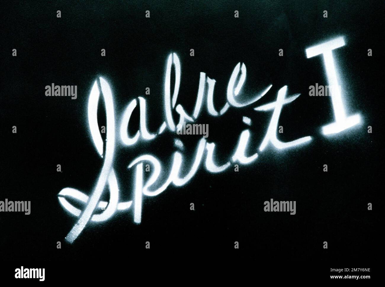 A Sabre Spirit I sign stenciled on the side of an auxiliary power unit ...