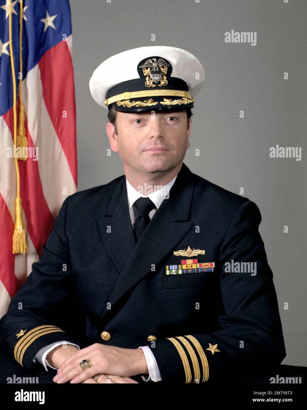 CDR Joseph J. Luckard, USN (covered). Country: Unknown Stock Photo - Alamy