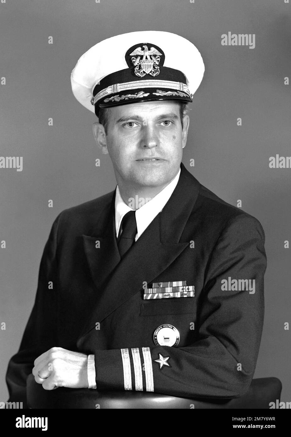 CDR Theodore S. Curtis, USN (covered). Country: Unknown Stock Photo - Alamy