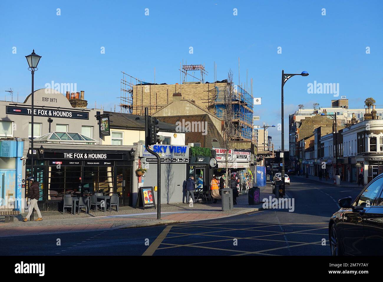 Forest Gate, London, UK. 11 January, 2023. The Gentrification of the ...