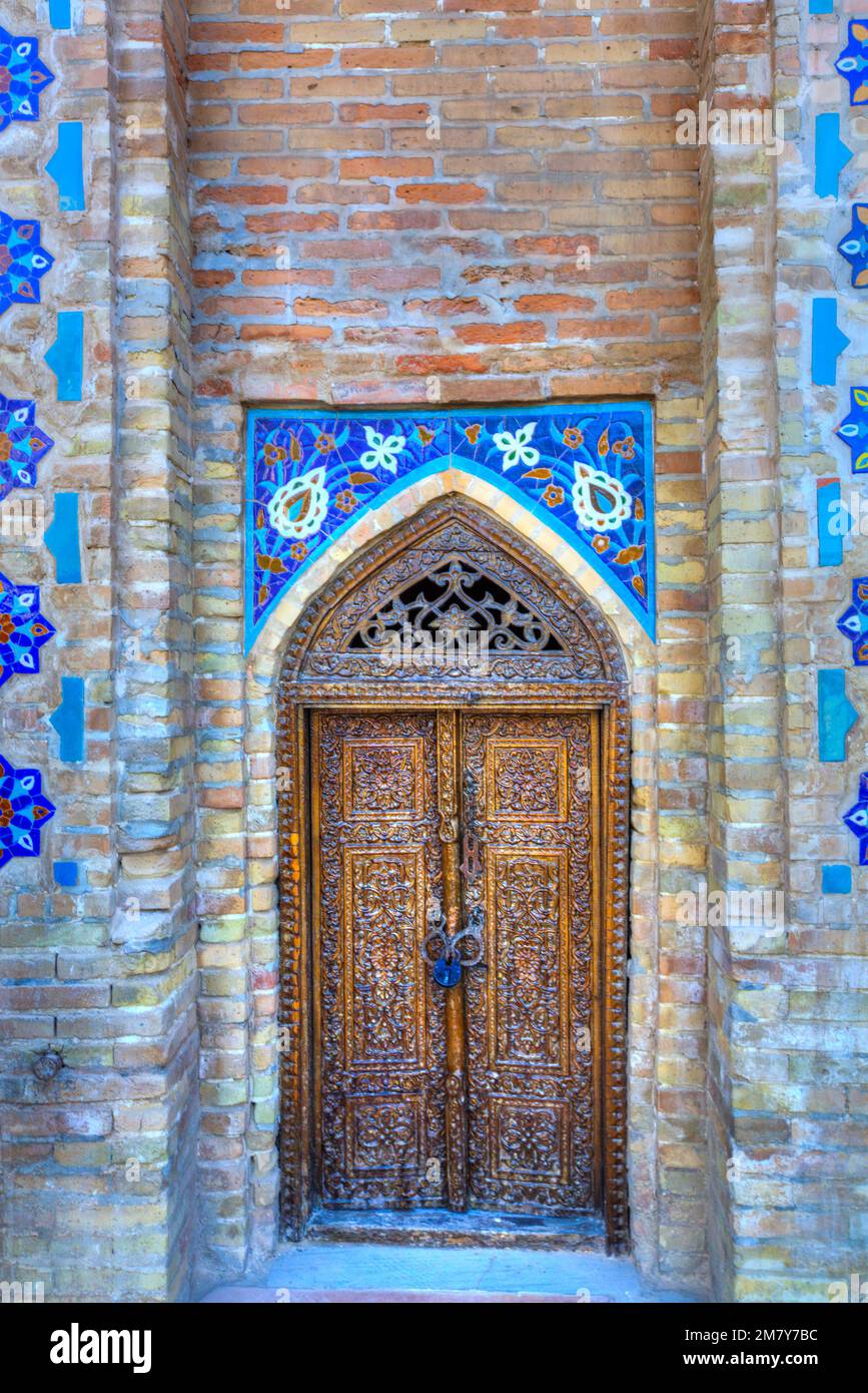 Door, Gur-E-Amir Complex (Mausoleum), Built 1403, Burial Site of Amir ...