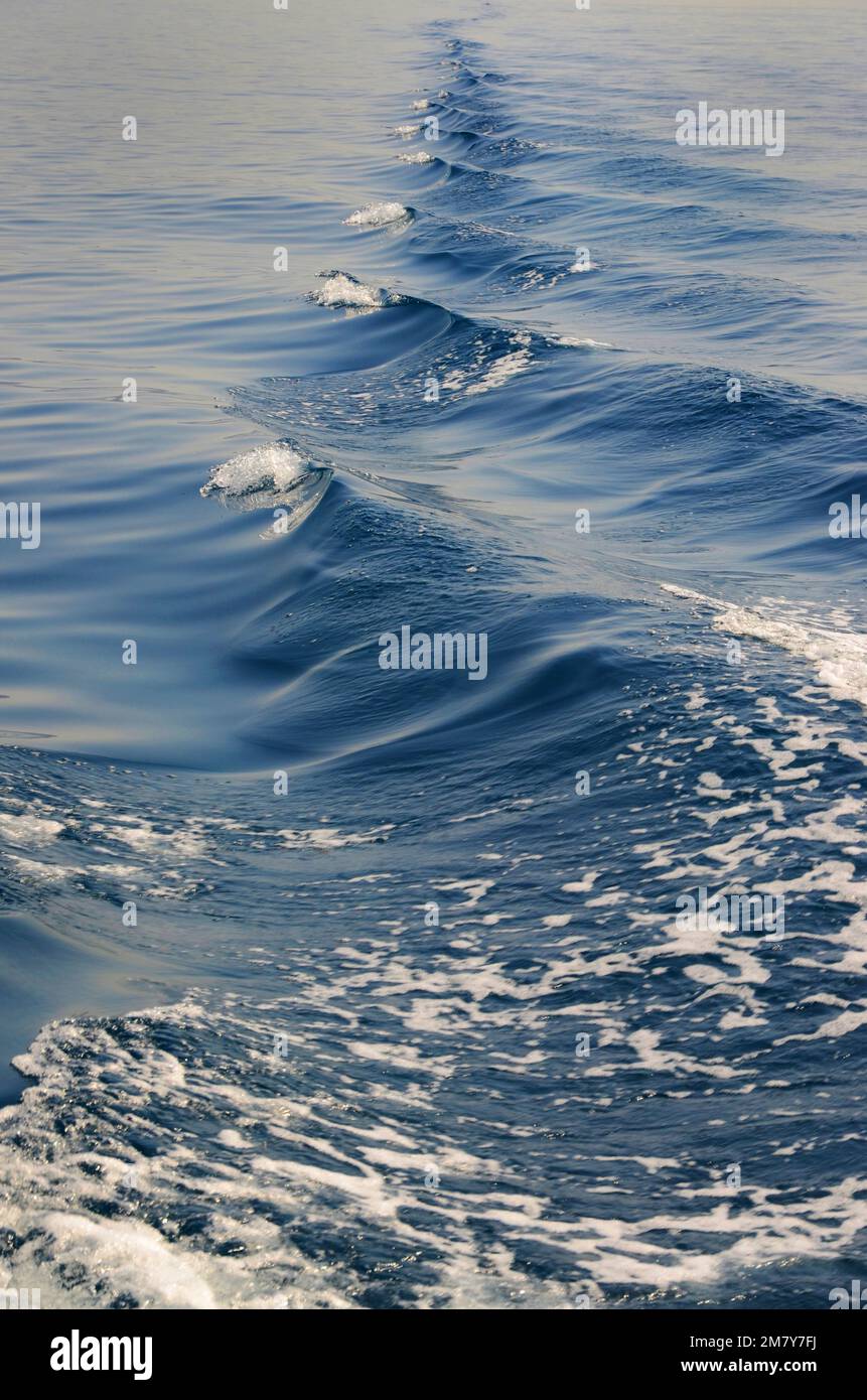 Doppler effect of a bow wave caused by a ship in the Mediterranean Sea ...