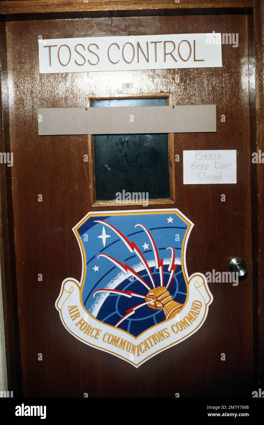 A sign on the door indicates the entrance to the tactical ordnance ...