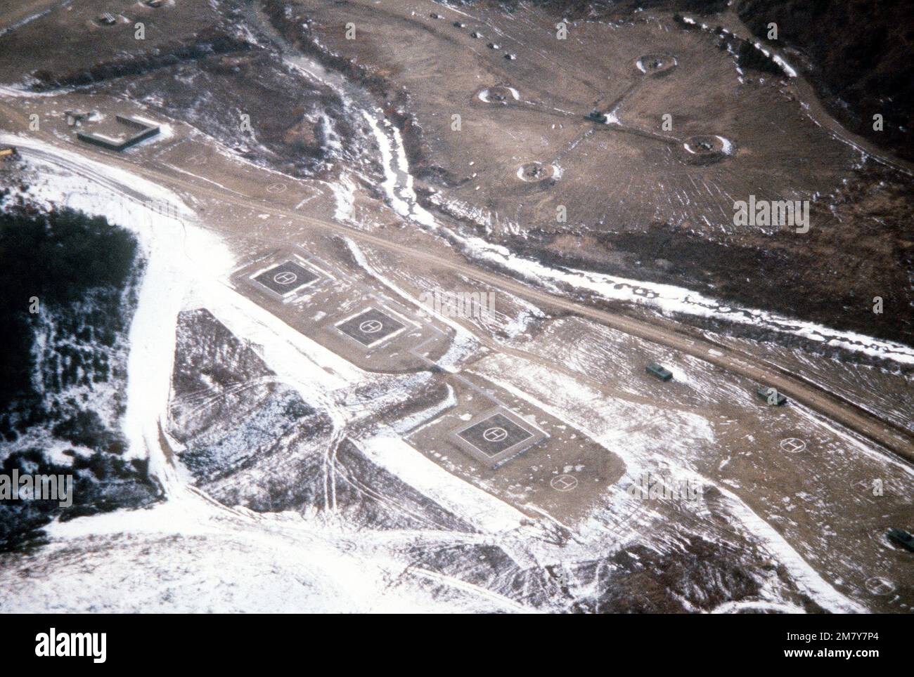 An aerial view of the Korean Operational Tactical Air Range (KOTAR ...