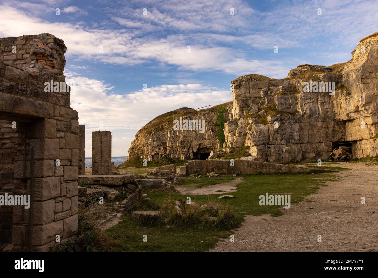 Winspit Quarry, Isle of Purbeck Stock Photo - Alamy