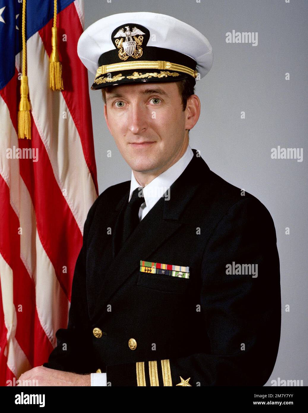 CDR Geoffrey W. Peters, USN (covered). Country: Unknown Stock Photo - Alamy