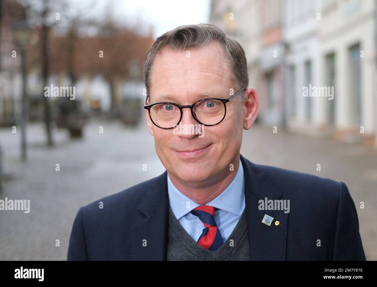 Zeitz, Germany. 11th Jan, 2023. Christian Thieme, Lord Mayor of the ...