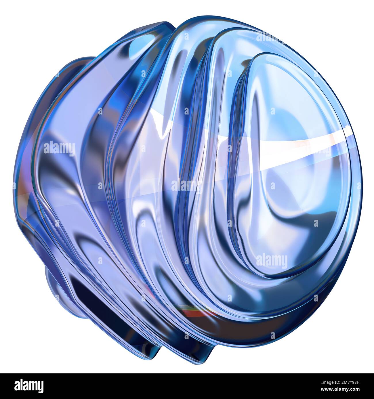 blue glassy transparent geometry abstract, dramatic, passionate ...
