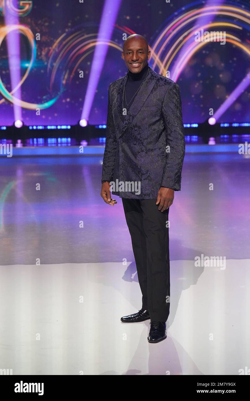 John Fashanu during a photo call for Dancing On Ice 2023 at the ITV ...