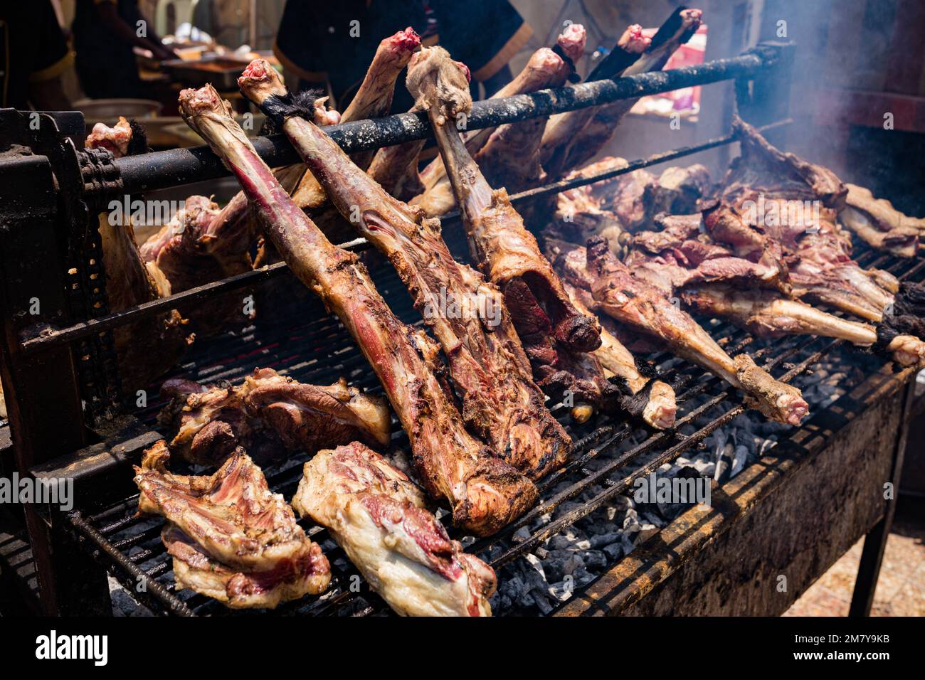 Kenyan cuisine includes ugali, chapati, githeri, goat, Nyama Choma ...