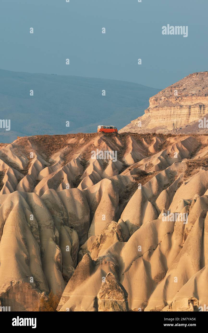 Stunning view of some rock formations in the Red & Rose Valley in ...