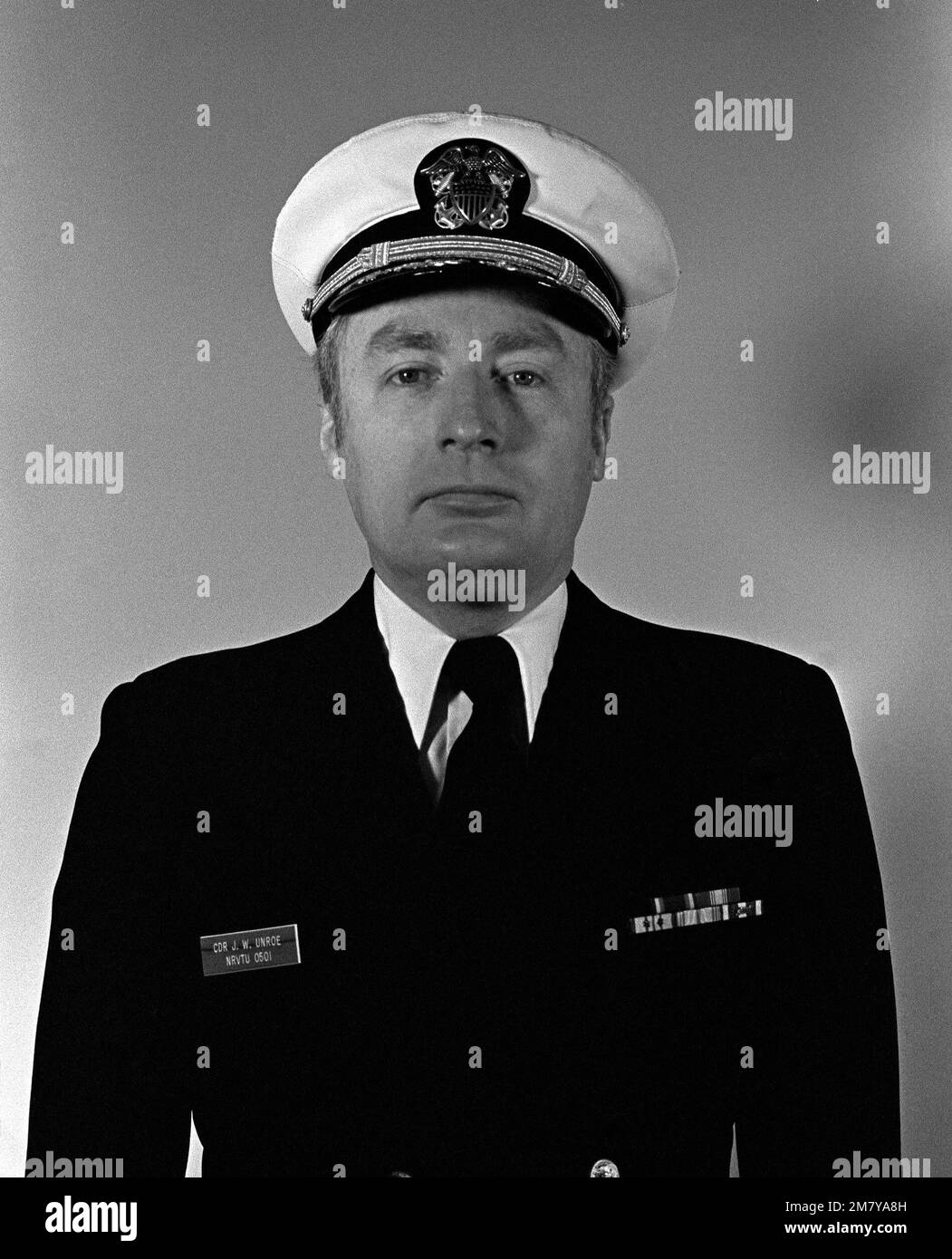 CDR Jerry W. Unroe, USN (covered). Country: Unknown Stock Photo - Alamy