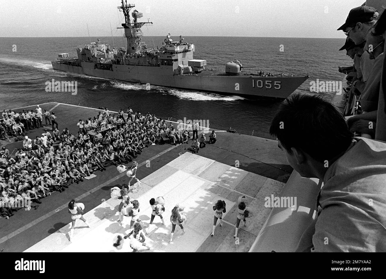 The Dallas Cowboy Cheerleaders perform their USO show "America and Her ...