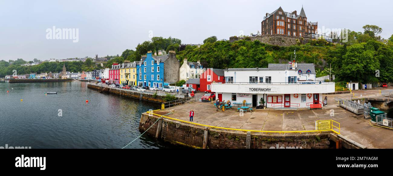 Tobermoray, a coastal village on the Isle of Mull, Inner Hebrides, west ...