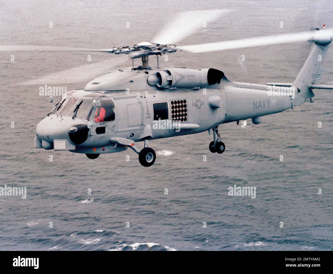 A left side view of an SH-60 Seahawk Light Airborne Multi-purpose ...