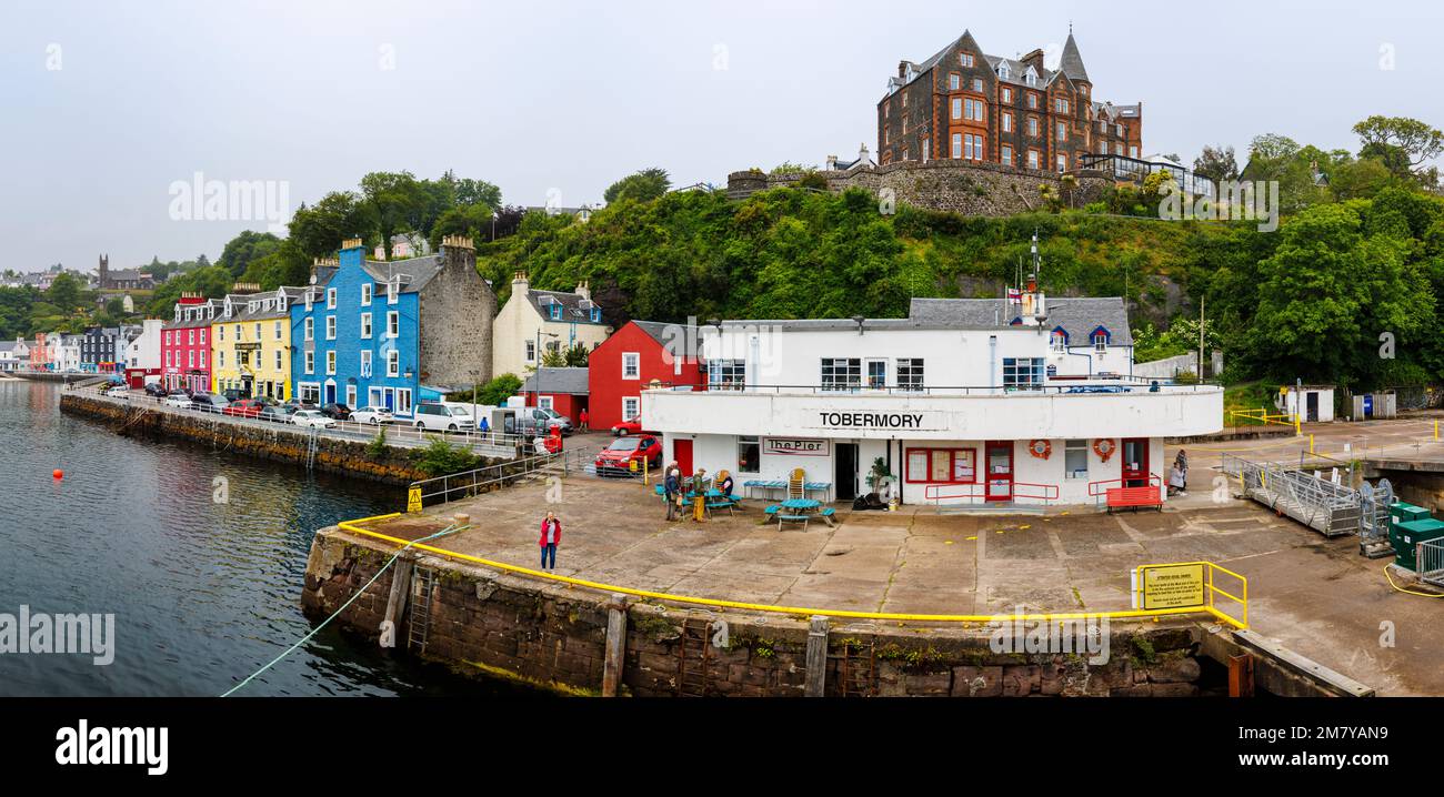 Tobermoray, a coastal village on the Isle of Mull, Inner Hebrides, west ...