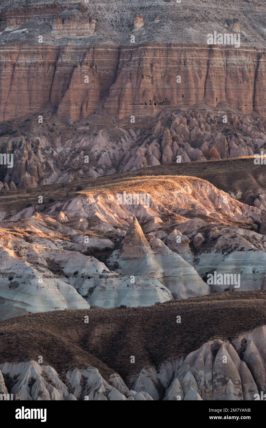 Stunning view of some rock formations in the Red & Rose Valley in ...