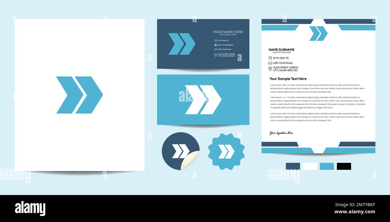 Complete branding logo Stock Vector Images - Alamy