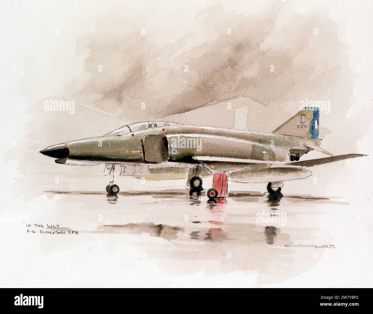 Artwork: "In the Wet," Elmendorf Air Force Base, Alaska Artist: Charles ...