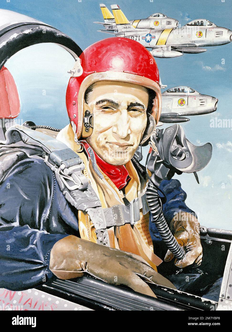 Artwork: "Jabara-The Ace, The Hero, The Man" Artist: Paul Jones U.S ...