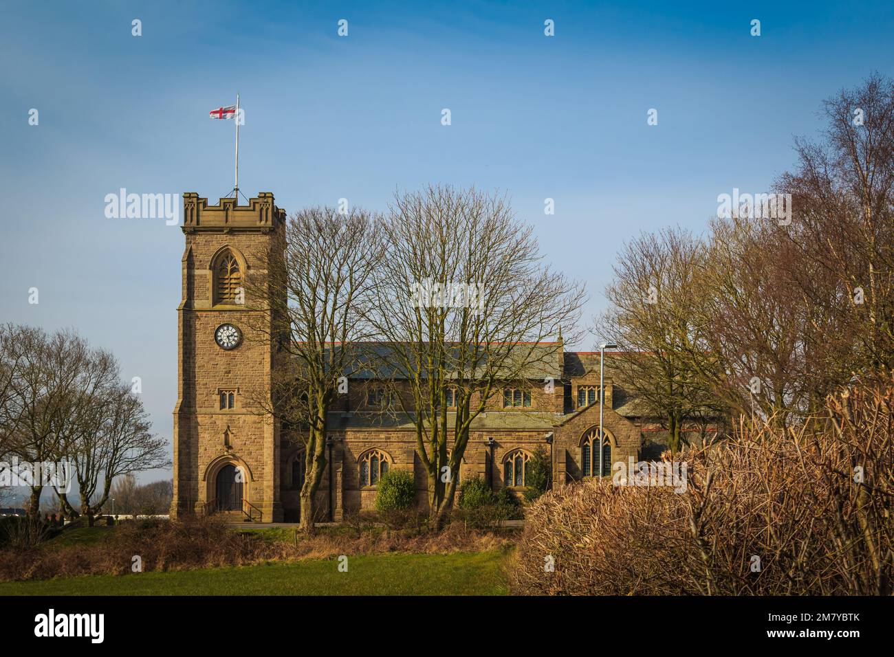 A beautiful view of the Saint John Thornham Church in Middleton ...