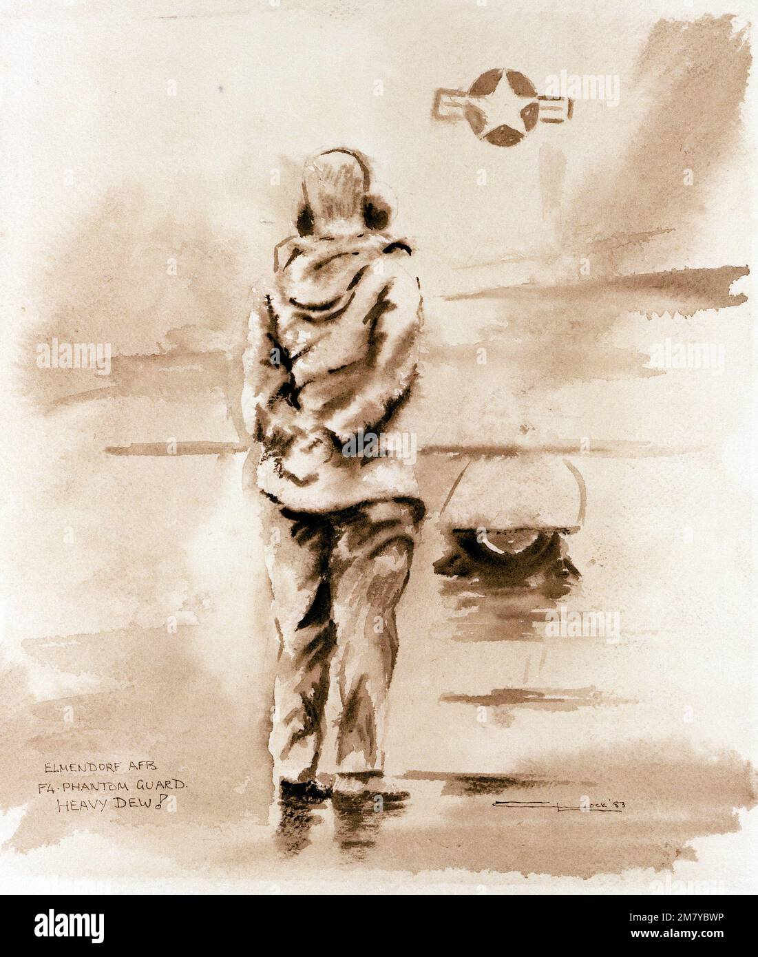 Artwork: "Heavy Dew," Elmendorf Air Force Base, Alaska Artist: Charles ...