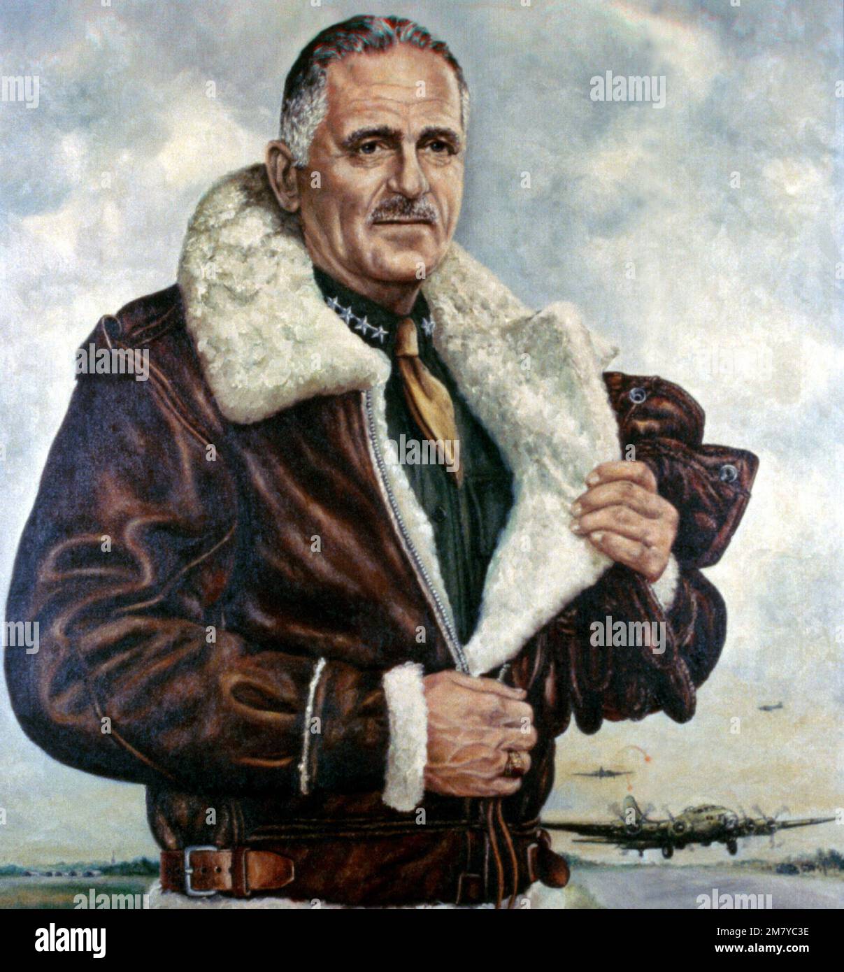 Artwork: "GEN Carl 'Tooey' Spaatz" Artist: Louis Behan. Country ...