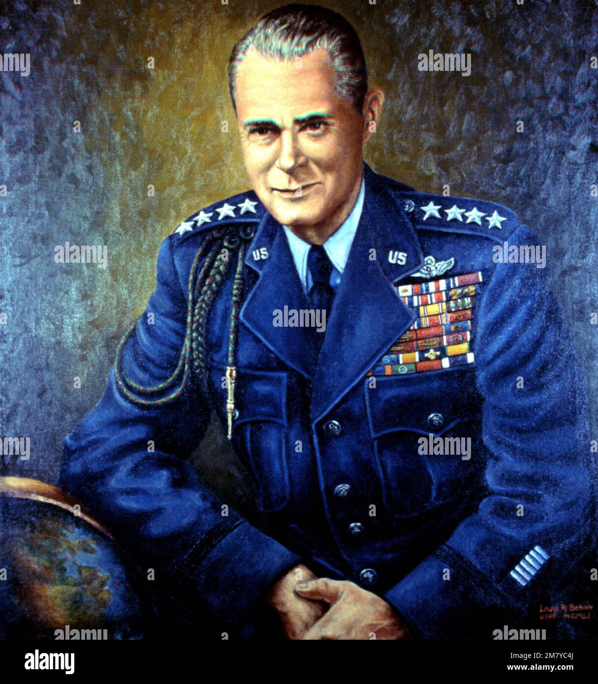 Artwork: "GEN Hoyt S. Vandenberg" Artist: Louis Behan. Country: Unknown ...