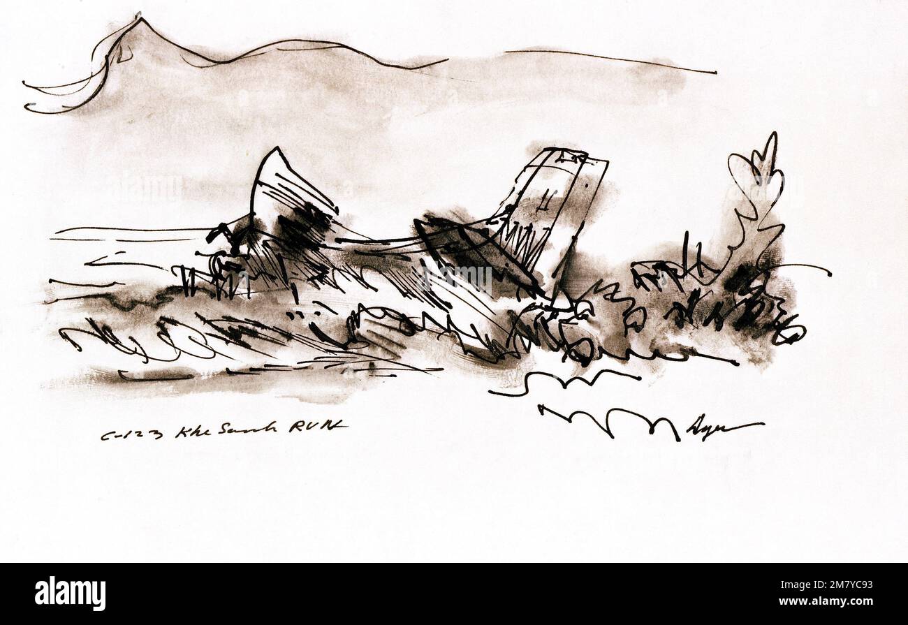 Artwork: "C-123 Khe Sahn Run" Artist: John Dyer Jr. Country: Unknown ...