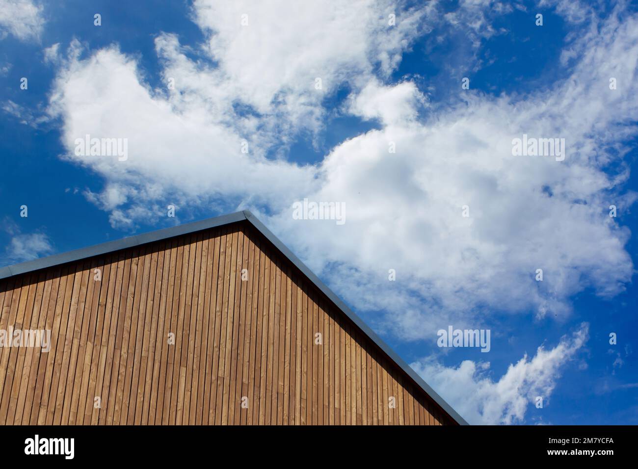 Wood Gable Roof Modern House 3,844 Gable Roof Modern House Stock