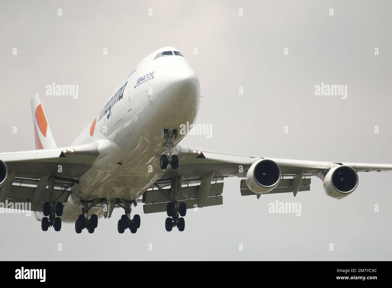 Magma Aviation 747 Cargo aircraft Stock Photo - Alamy