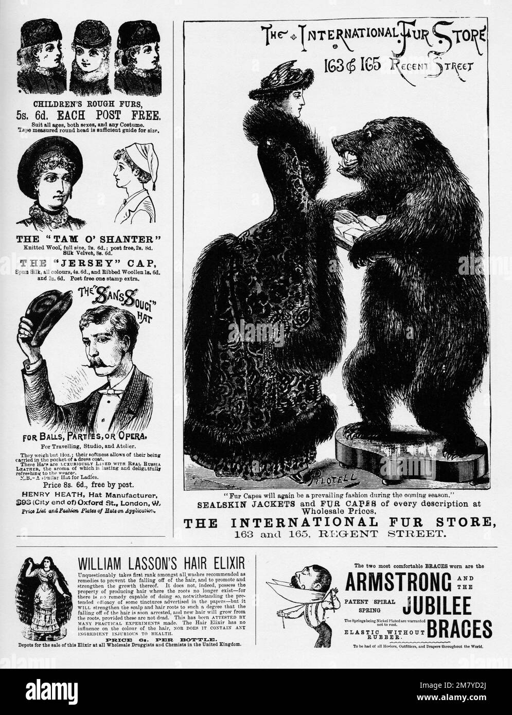 Victorian Newspaper Advertising c1890 for health and beauty products ...