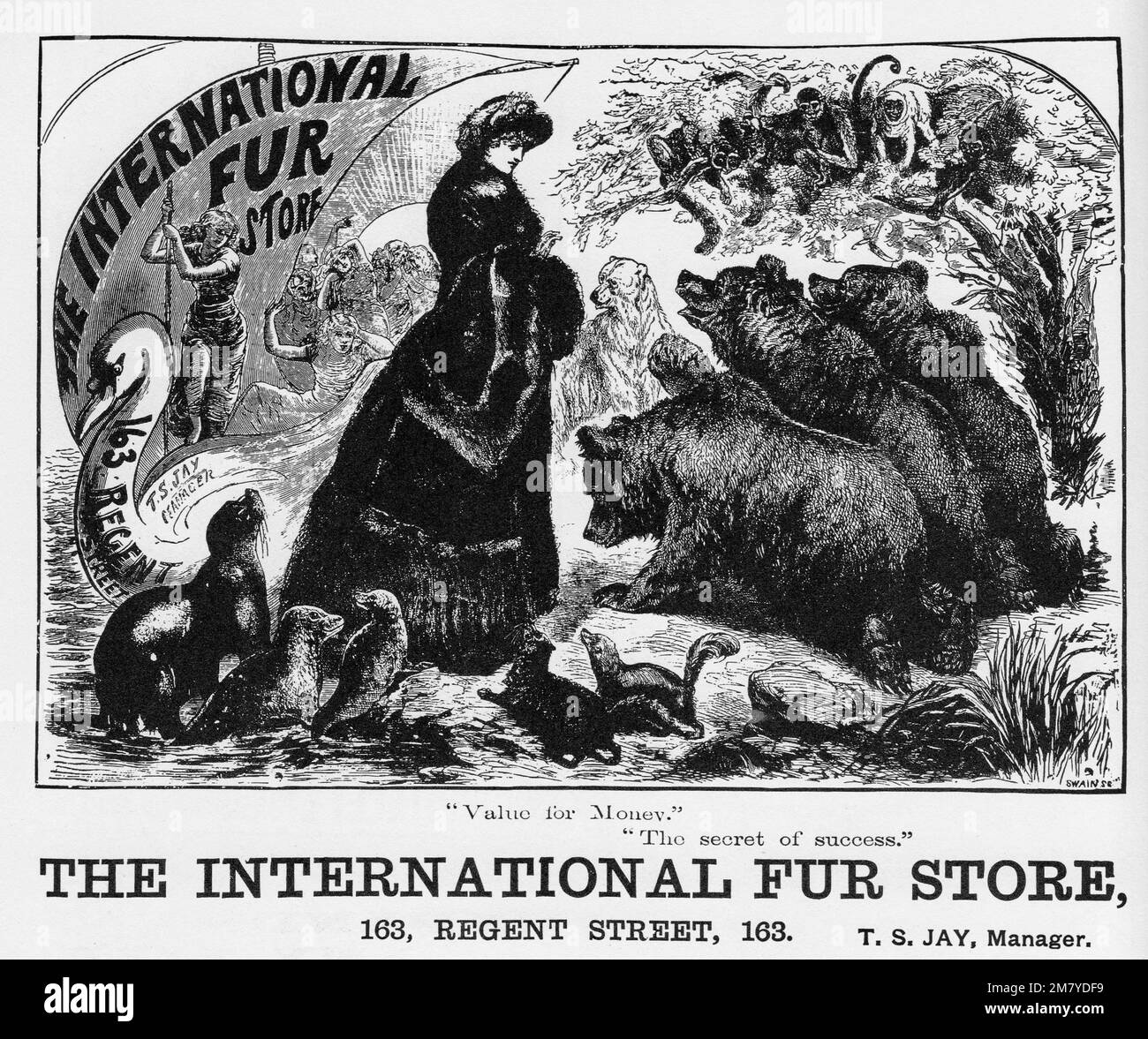 Victorian Advertising about c1890 Stock Photo - Alamy