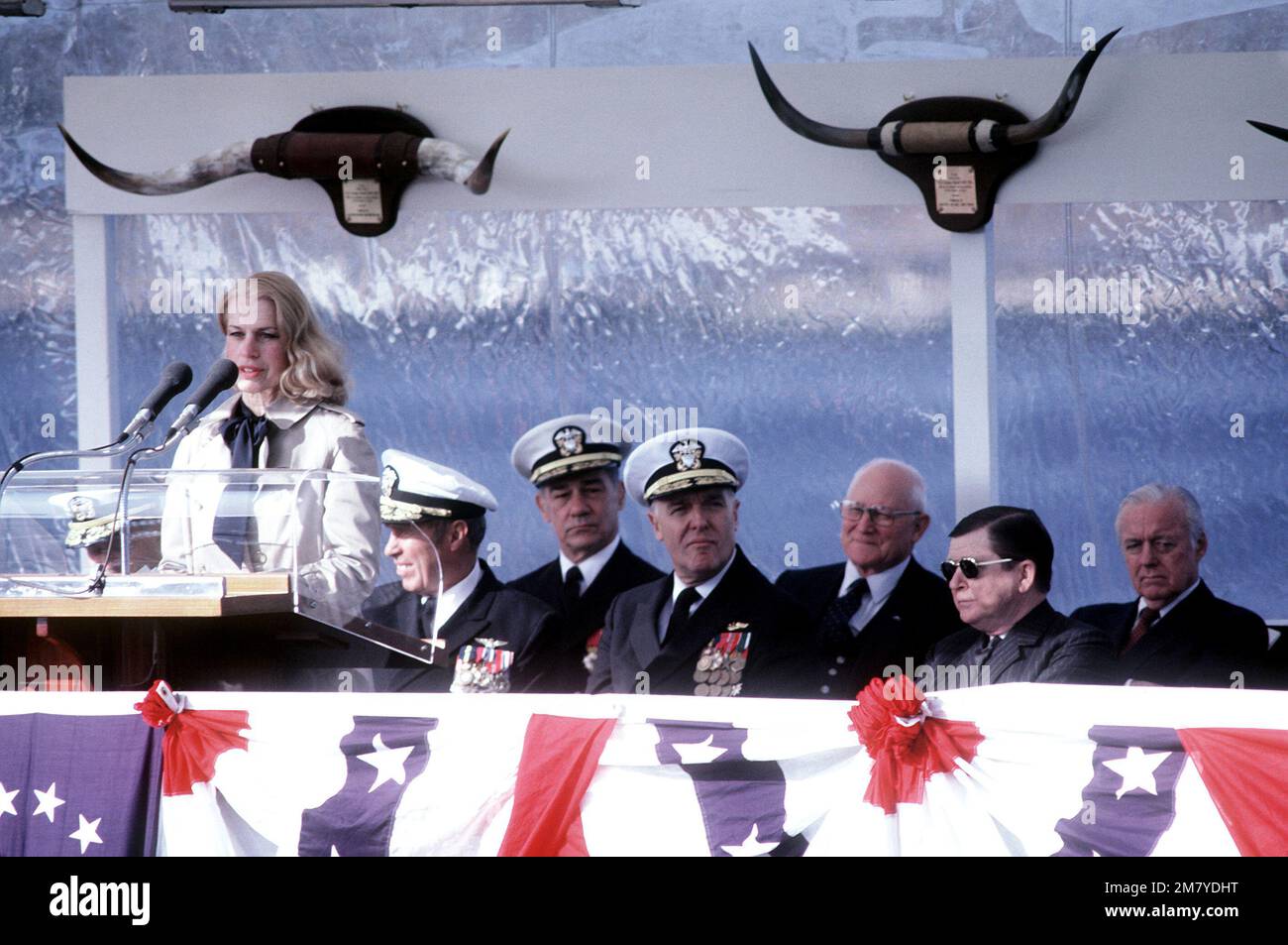 Mrs. Tower, wife of Sen. John Tower, R-Texas, speaks during ...