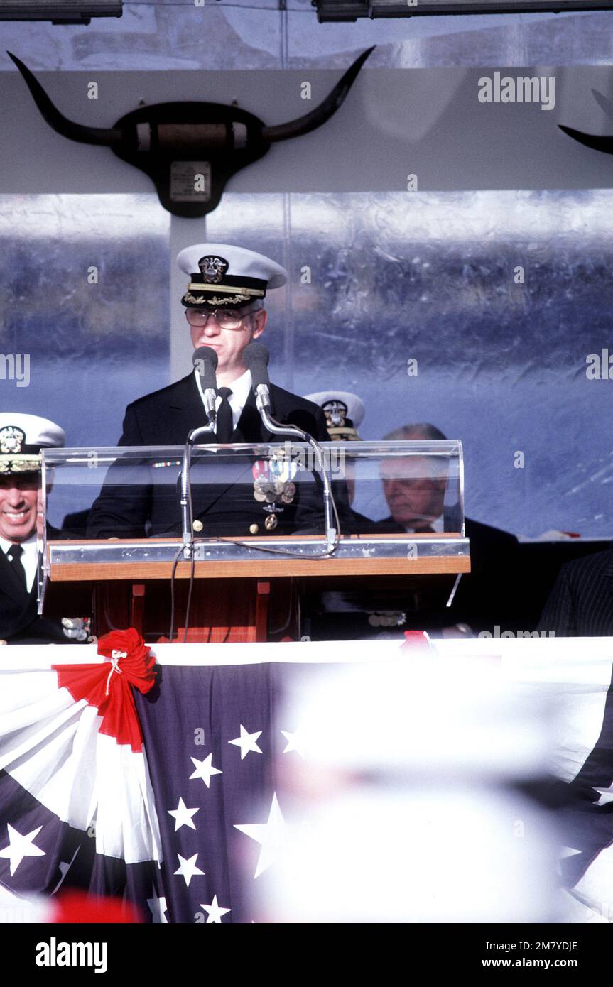 CDR Ellis, commanding officer of the nuclear-powered attack submarine ...