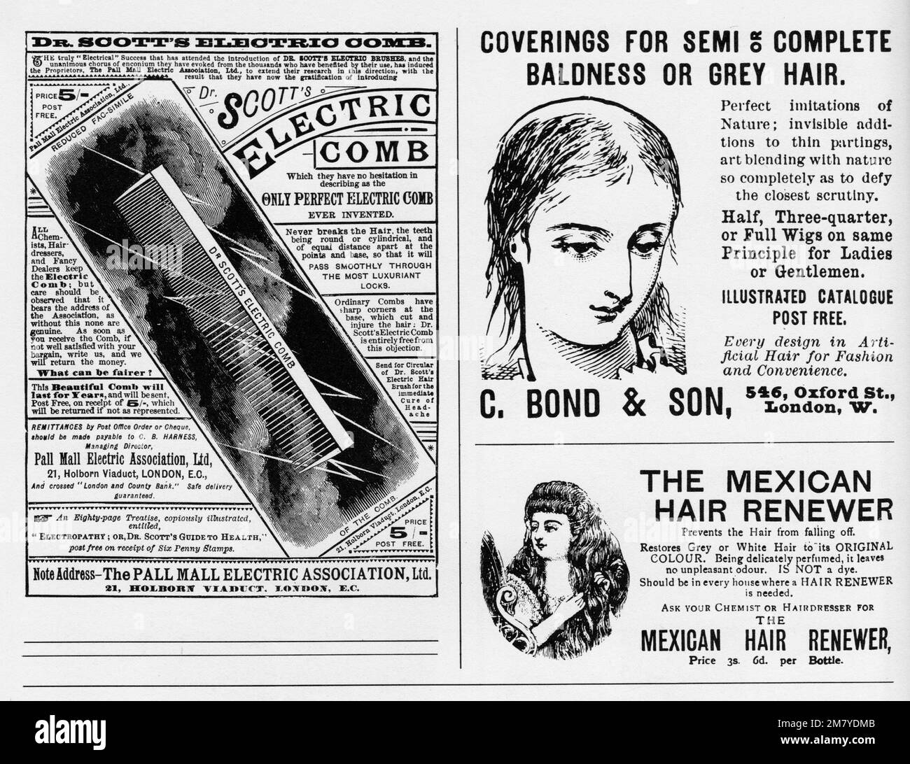 Victorian Advertising about c1890 Stock Photo - Alamy