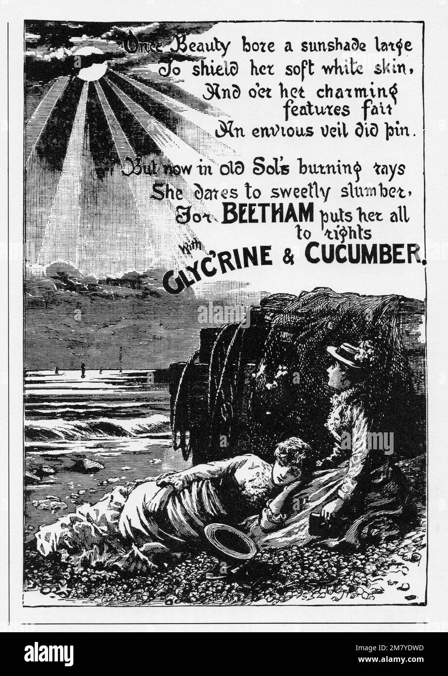 Victorian Advertising about c1890 Stock Photo - Alamy