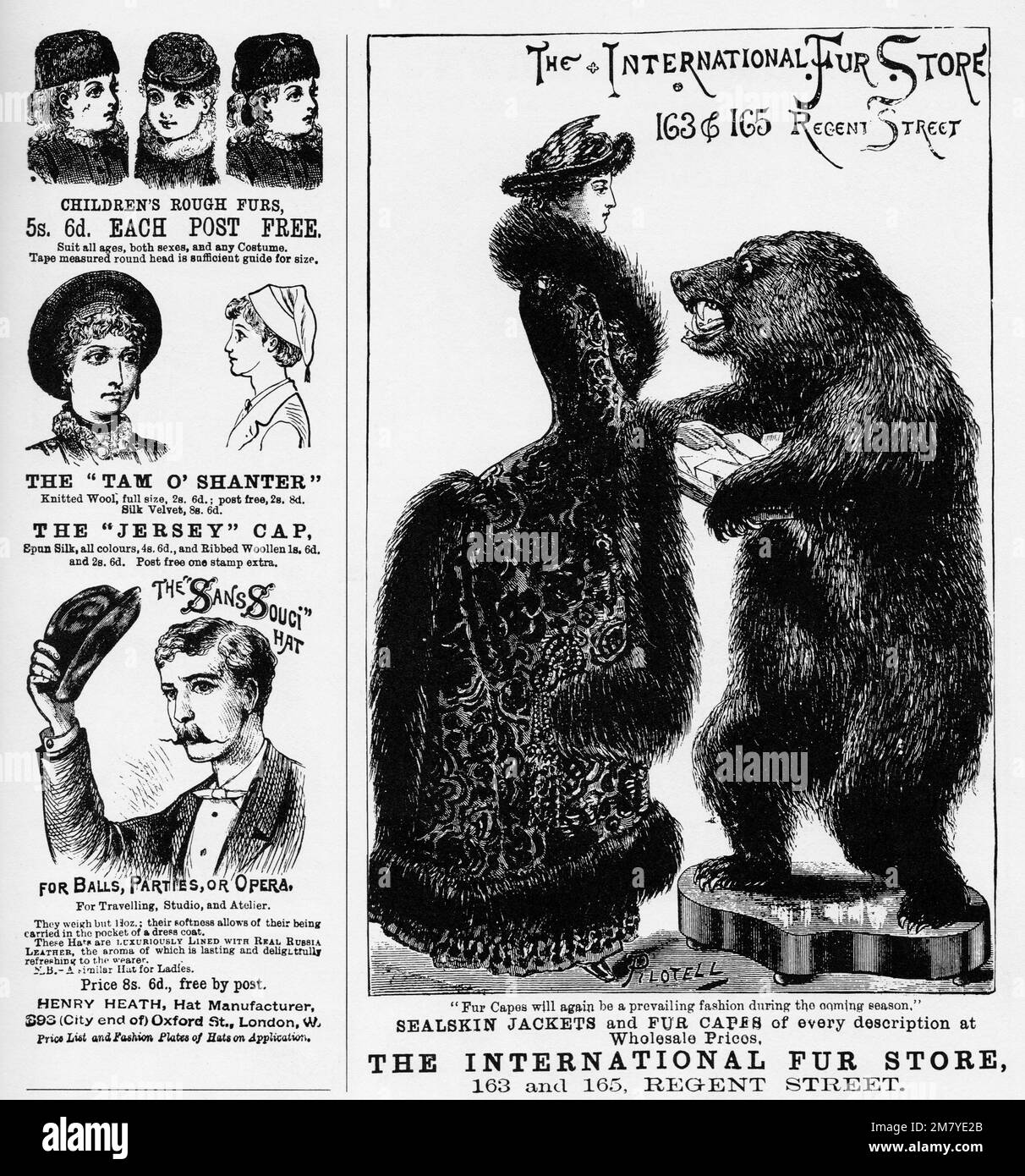 Victorian Advertising about c1890 Stock Photo - Alamy