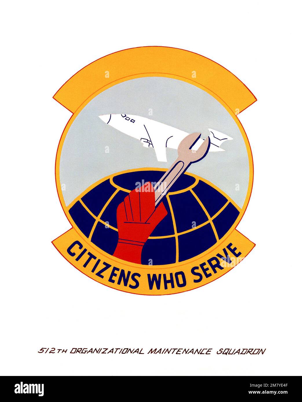 Approved insignia for: 512th Organizational Maintenance Squadron ...