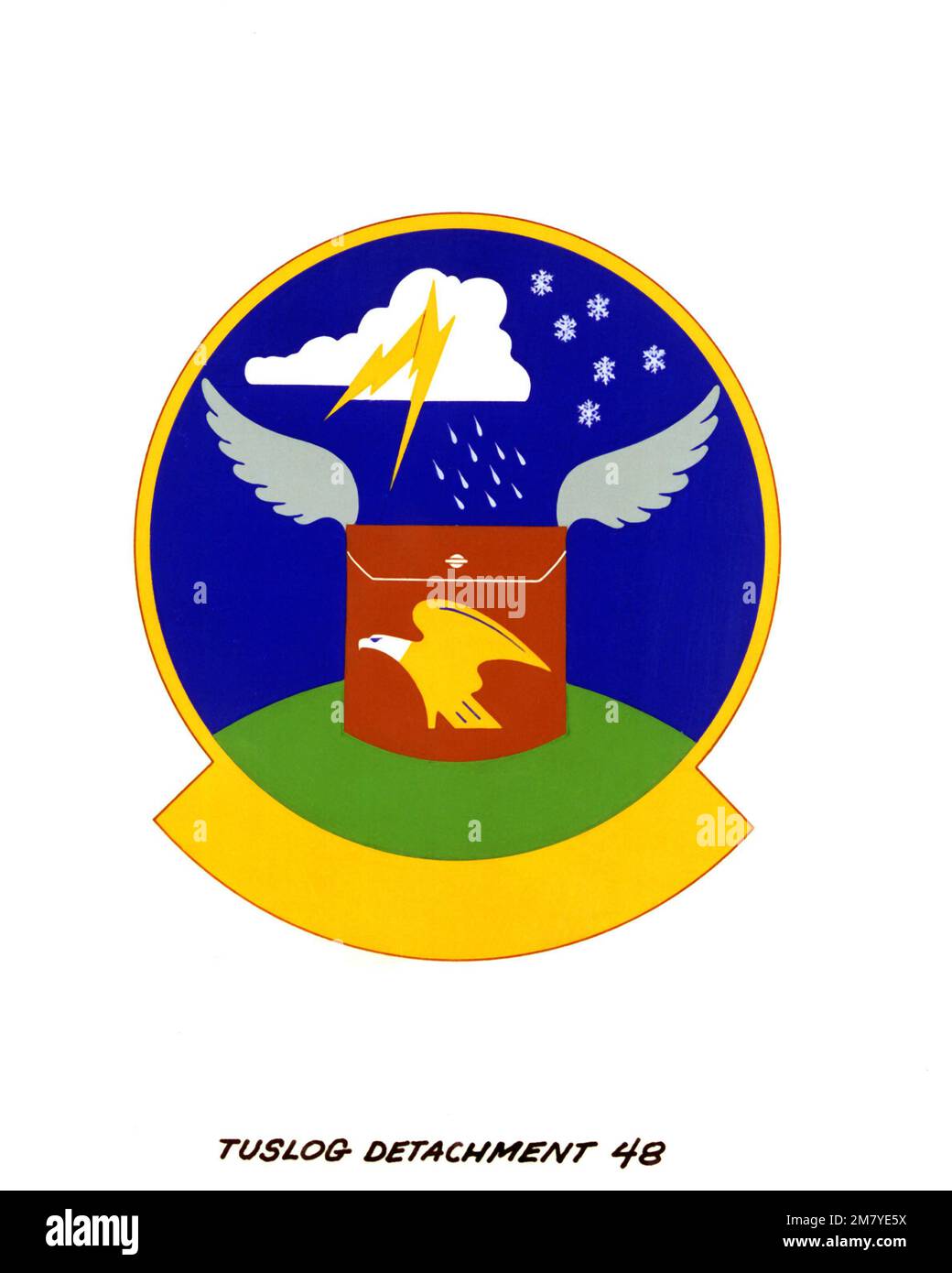 Approved insignia for: TUSLOG Det. 48. Country: Unknown Stock Photo - Alamy