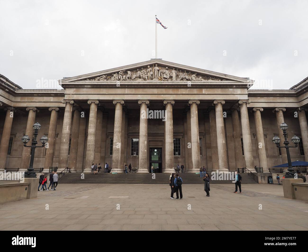 LONDON, UK - CIRCA OCTOBER 2022: The British Museum in Bloomsbury Stock ...