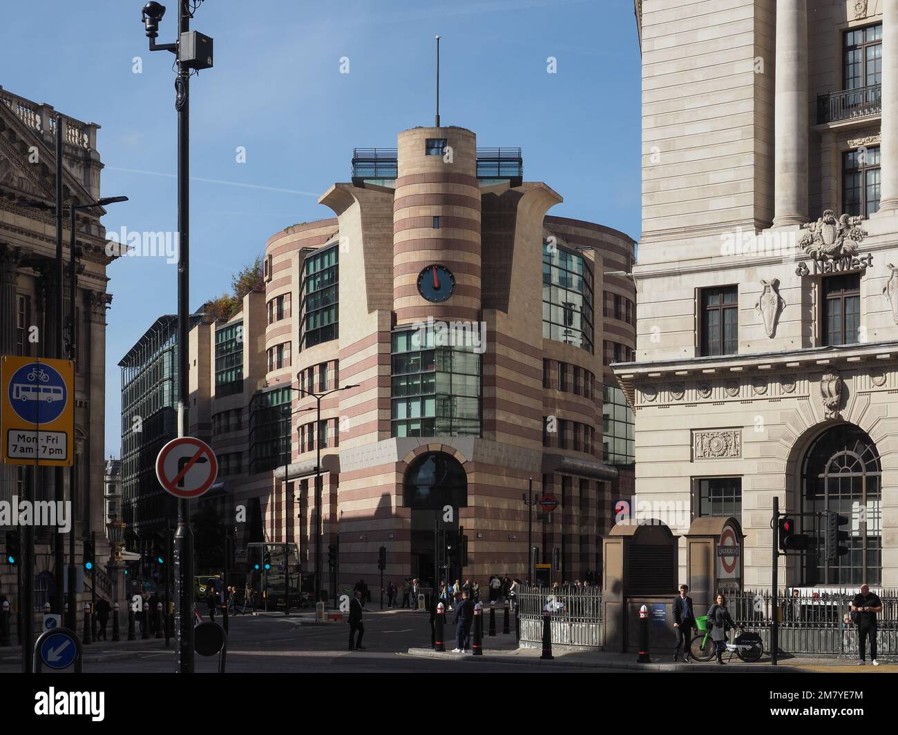 LONDON, UK - CIRCA OCTOBER 2022: No 1 Poultry building designed by ...