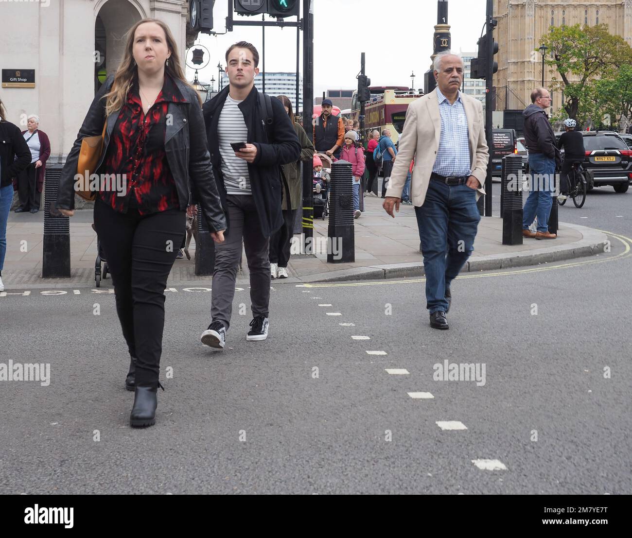 LONDON, UK - CIRCA OCTOBER 2022: People in central London Stock Photo ...
